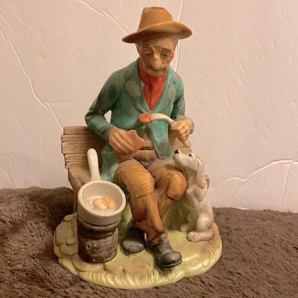 Jefton | Accents | Jefton Trade Mark Vintage Porcelain Figurine Old Man ...